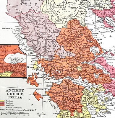 Pre-1900 - Map Ancient Greece