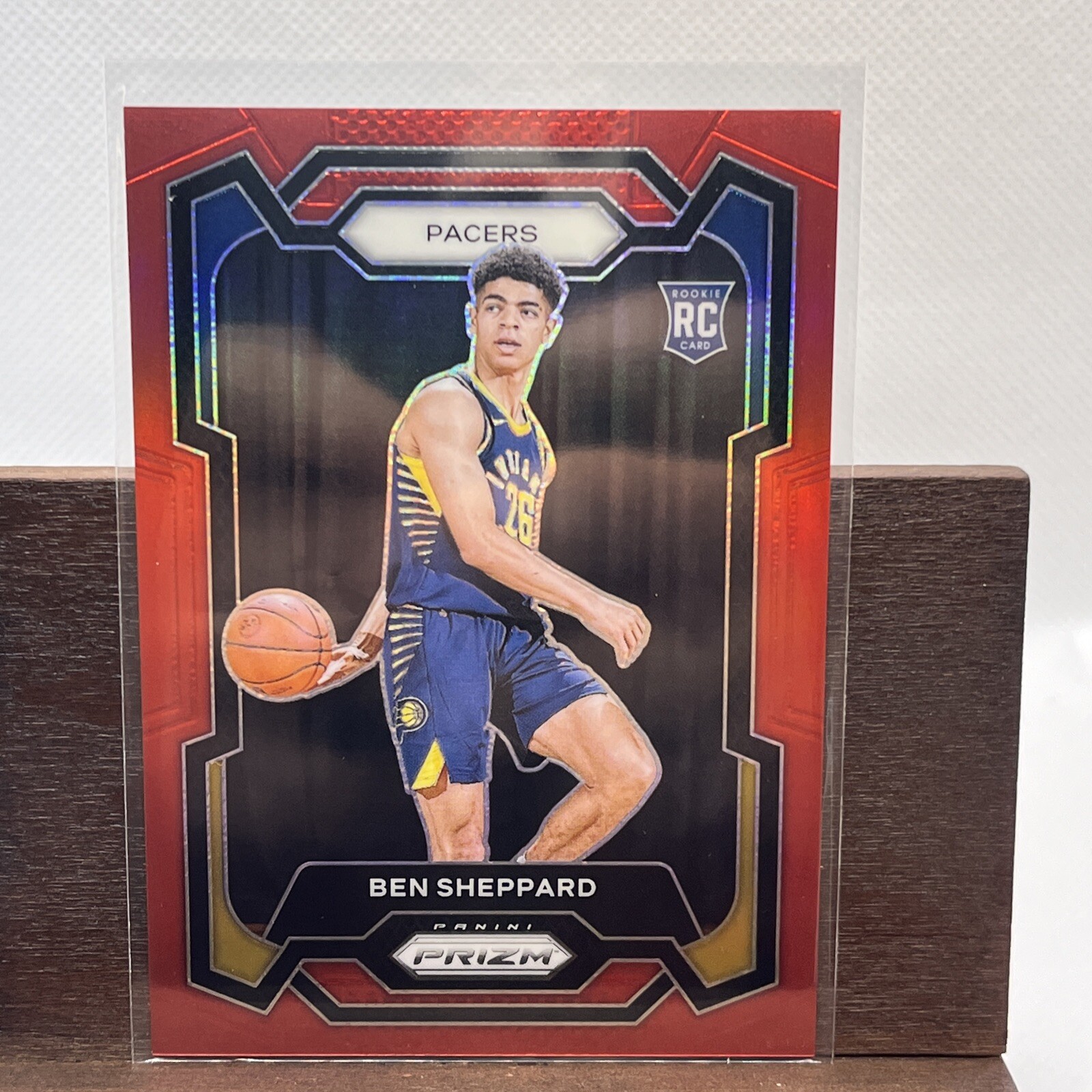 2023 Panini Prizm Ben Sheppard True Red /299 Rookie RC Indiana Pacers ...