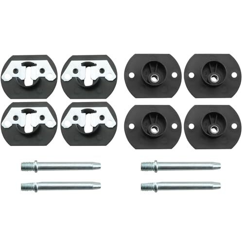 4 Sets of Pin Type Sofa Sectional Connectors Thickened Clamping ...