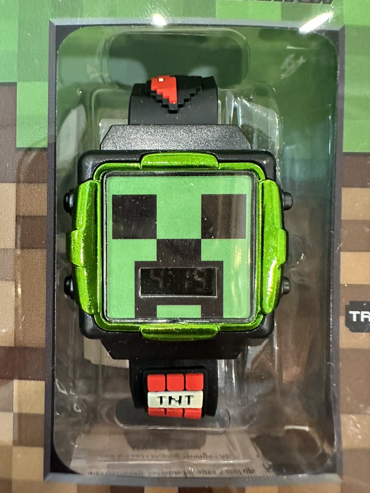 Mojang Minecraft TNT Genuine Licensed Kids Watches Flashing LCD Lot Of ...