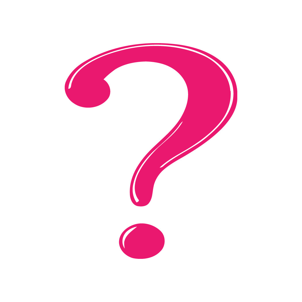 Pink Question Mark Clipart