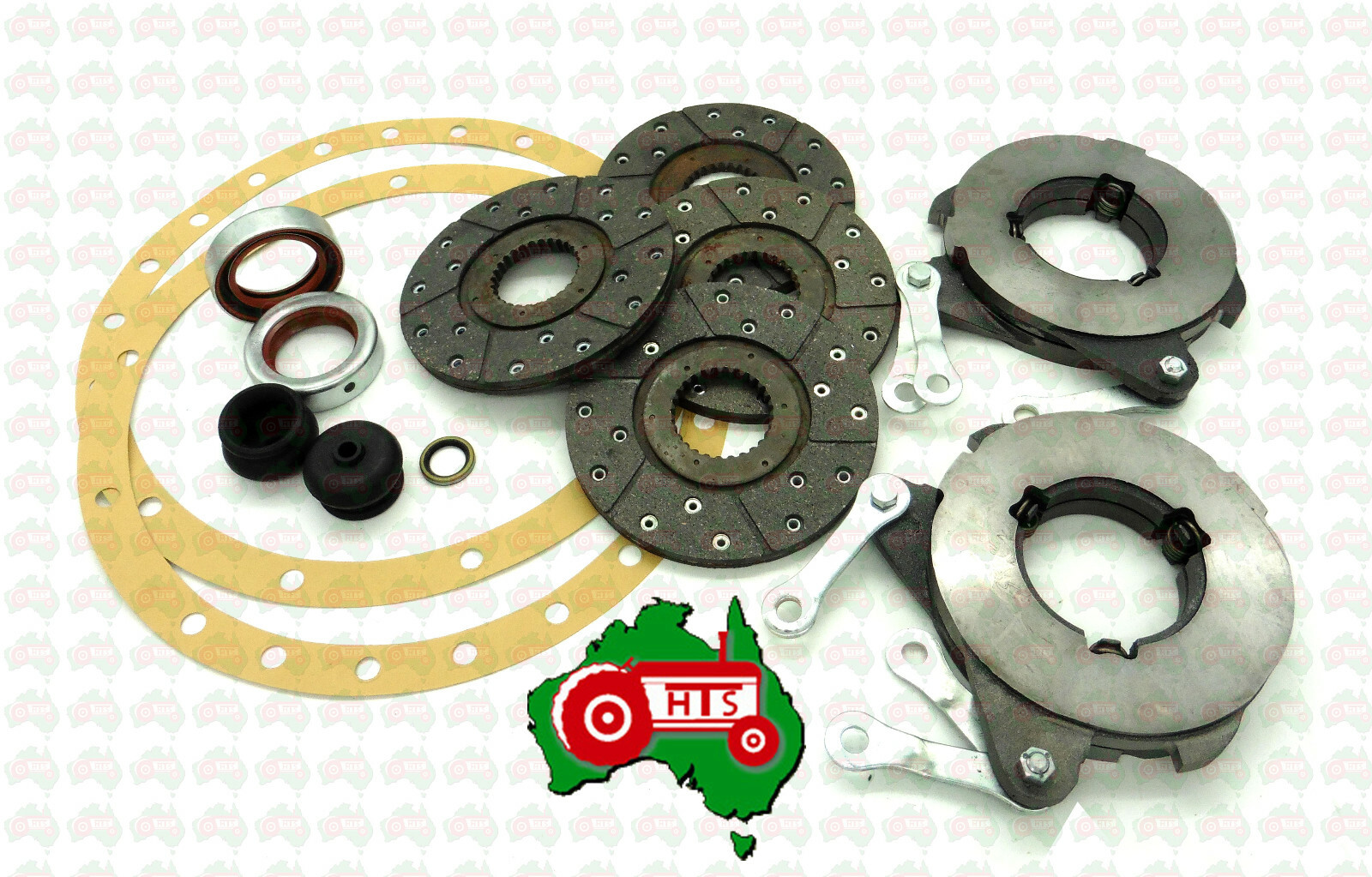Actuator Kit Diff Lock Dry Brake Seal Disc Fits for Massey Ferguson 65 ...