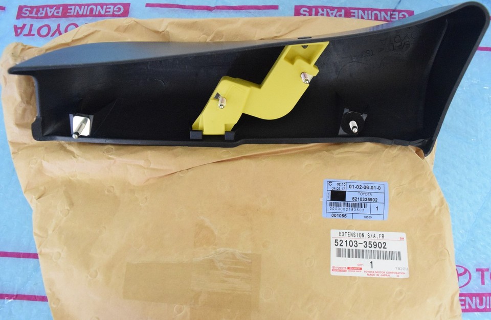 TOYOTA GENUINE LEFT DRIVER SIDE FRONT BUMPER EXTENSION 52103-35902 99 ...