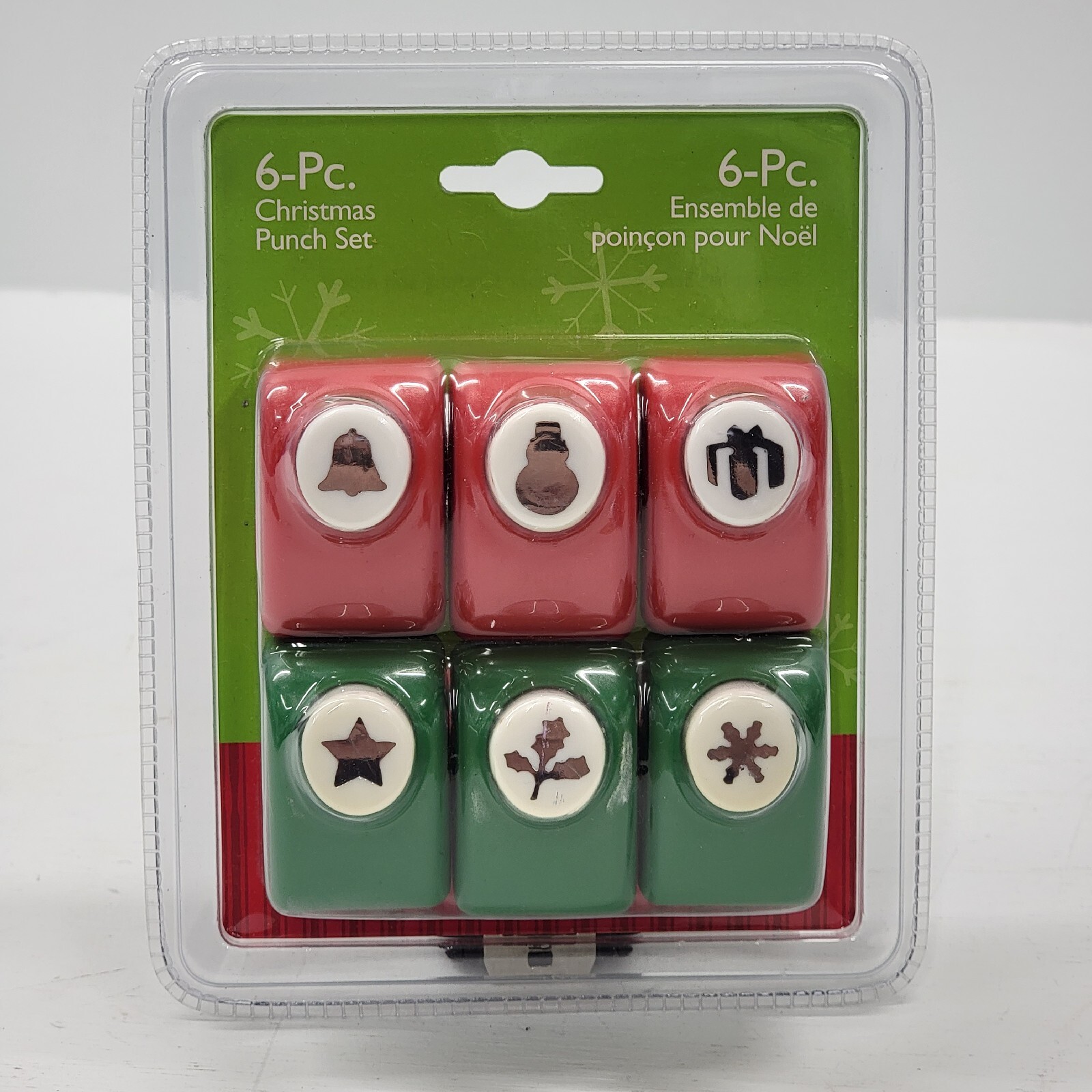 SET OF 6 Michaels CHRISTMAS Paper Punch Craft Scrapbooking Metal ...