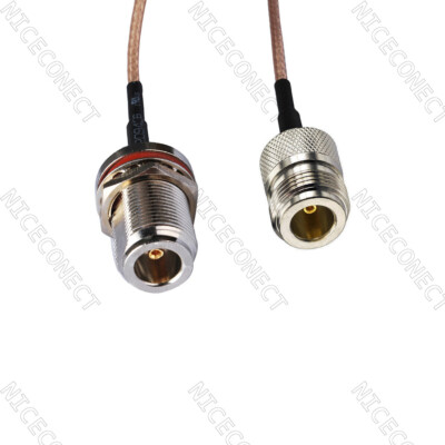 N Type Female Jack Bulkhead to N Jack Adapter Pigtail Cable RG316 30cm ...
