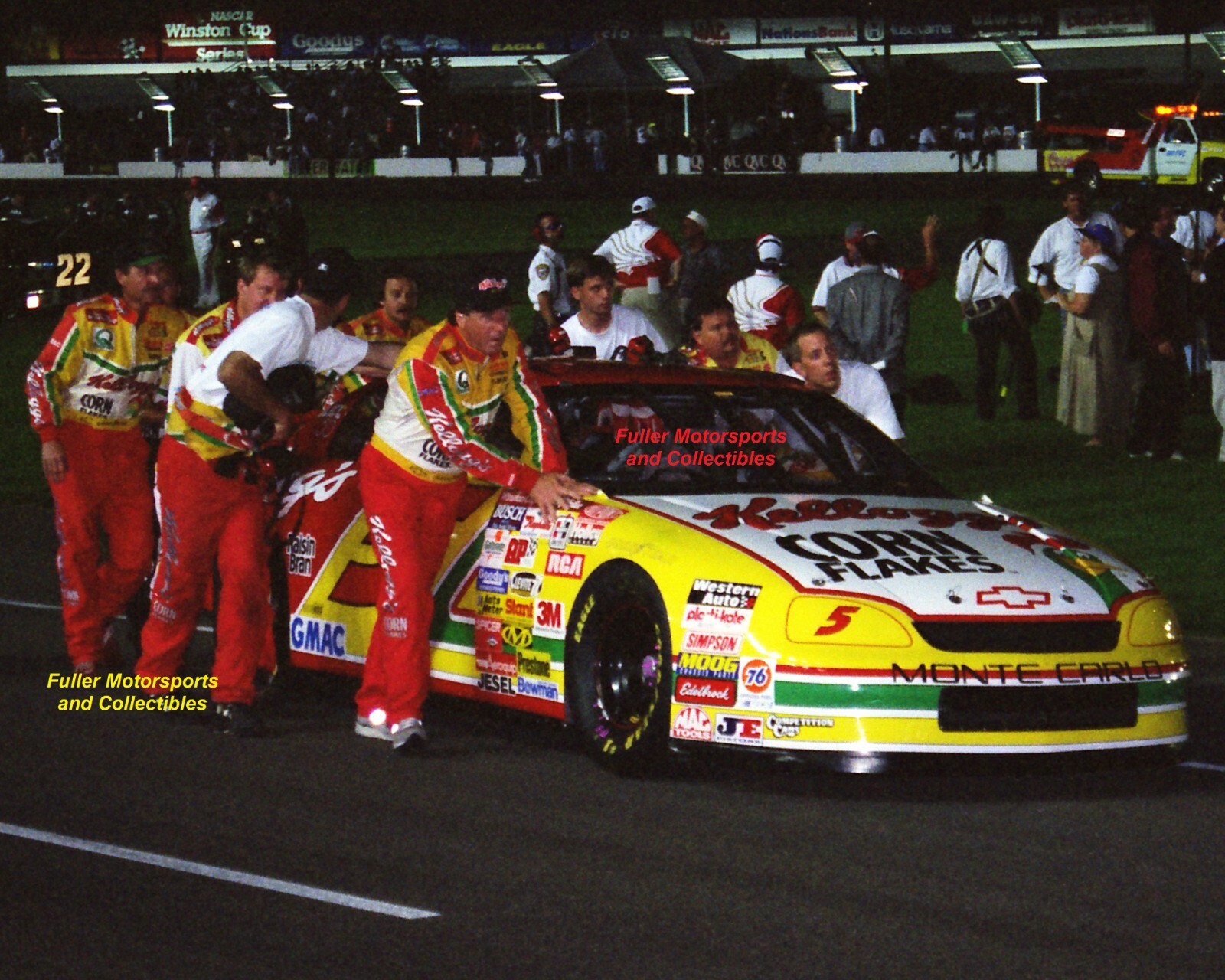 TERRY LABONTE #5 KELLOGGS CHEVY 1996 THE WINSTON NASCAR CUP 8X10 PHOTO ...
