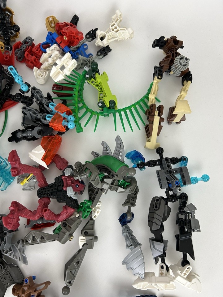 Lego Bionicle Hero Factory Buildable Figures bulk lot 5 Lbs Masks ...
