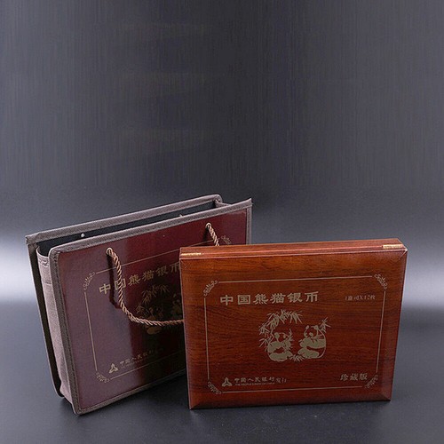 12 Coins Wooden Coin Storage Box Case Holder Display Collection ...