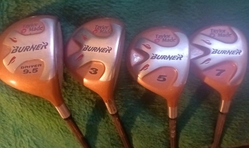TaylorMade Burner Wood Set(Driver/1,3,5,7)S-90 Plus Fairway Graphite RH ...