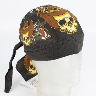 Biker Chopper Kopftuch Bandana Headwrap Desperado Western Cowboy Skull ...