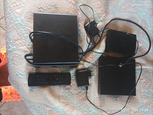 SFR/RED BOITIER DECODEUR TV/ MODEM NB6/TELECOMMAND/BOITIER FIBRE ...