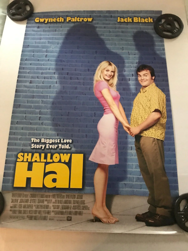 Shallow Hal Original One Sheet Movie Poster 2001 Jack Black Gwyneth ...