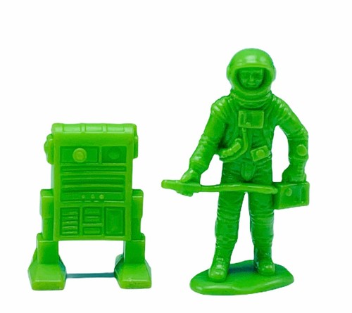 Timmee plastic space toy figure Tim Mee Galaxy Laser lot GREEN ...