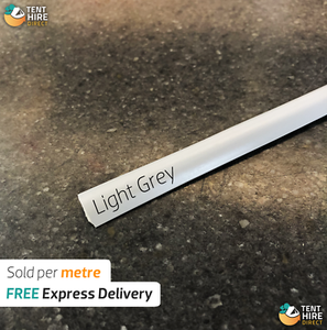 NEW Grey Motorhome & Caravan Rail PVC Infill Rubber Trim Strip (12mm ...