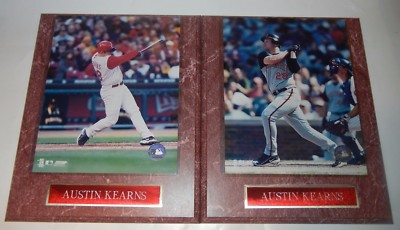 Lot Of (2) Austin Kearns Cincinnati Reds Player Hitting 8X10 Photo Wall ...
