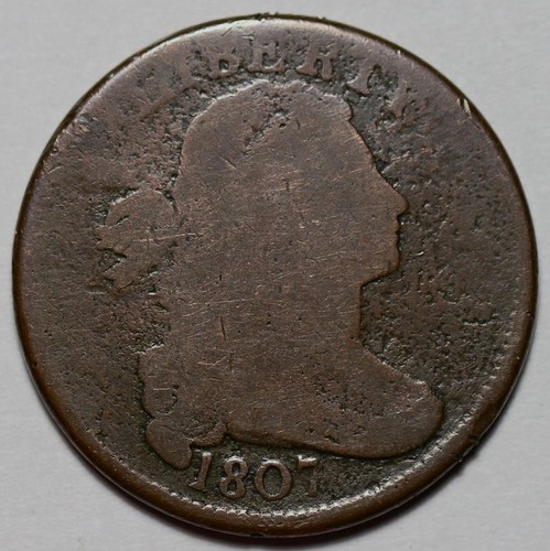 1807 Draped Bust Large Cent - Comet Variety - US 1c Copper Coin | eBay