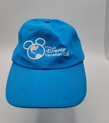Disney Vacation Club DVC Hat Cap Blue 2013 Member Adjustable Strapback ...