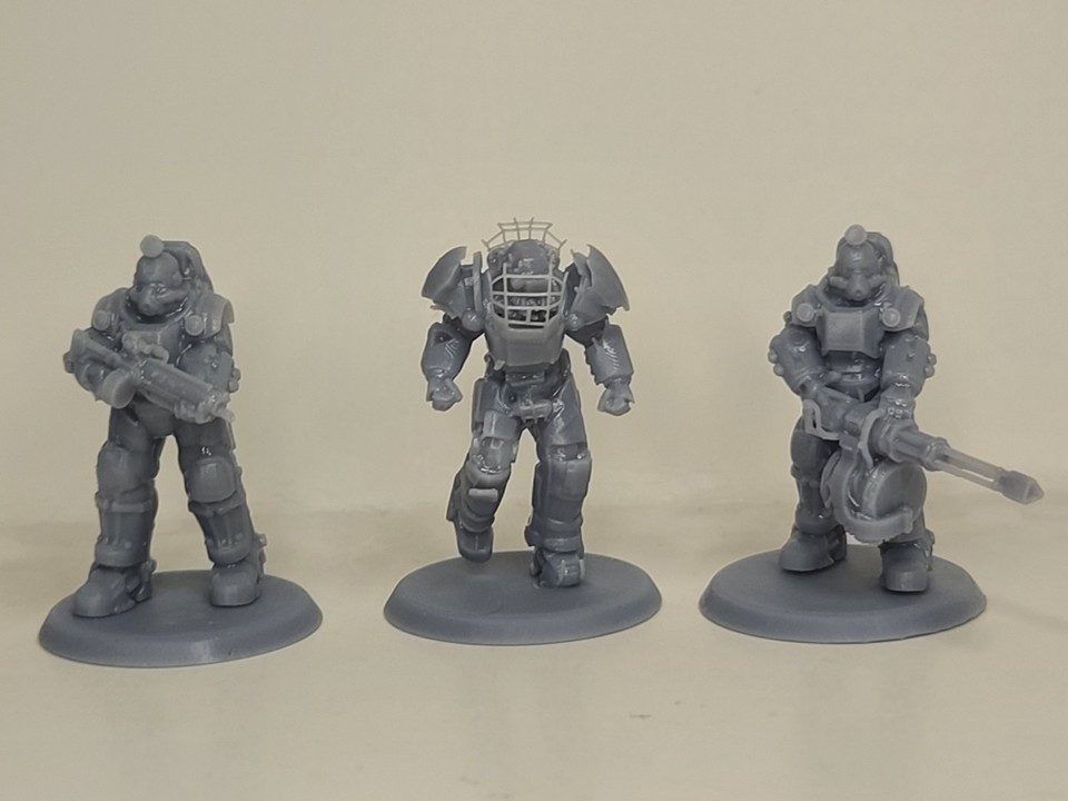 Fallout Raider Power Armor team with Terrain | eBay