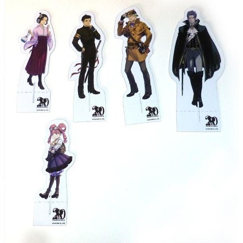 Great Ace Attorney Character Stand 5 Pieces Pasela Cafe Ryunosuke ...