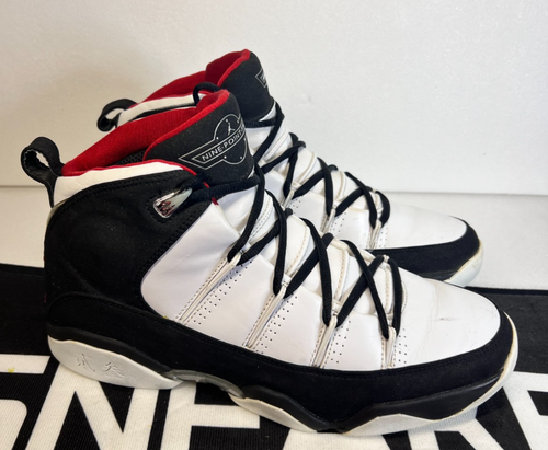 Nike AIR JORDAN Nine Point Five Men 9.5 Black White Red Basketball ...
