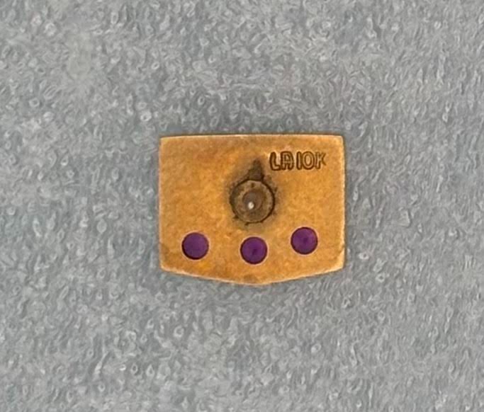 Vintage Martin Marietta 10K Gold 3 Rubies Service Pin | eBay