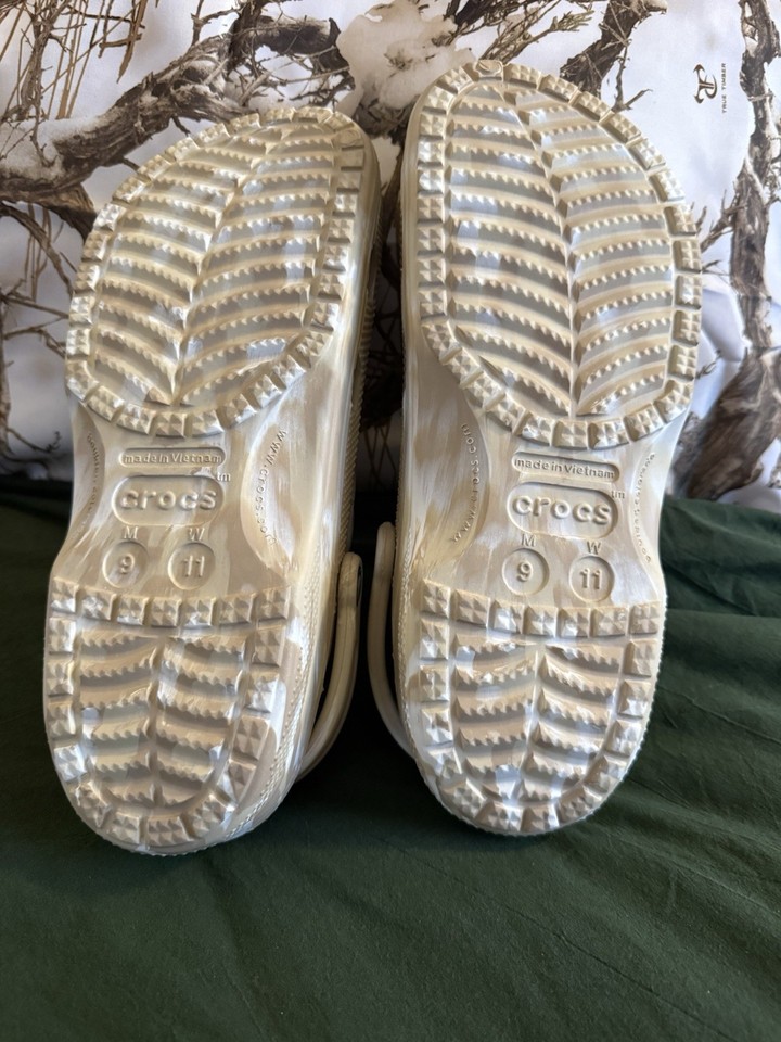 Crocs All Terrain Clogs Marbled Tan Tie Dye, Slip-On, Sport Mode, Size ...