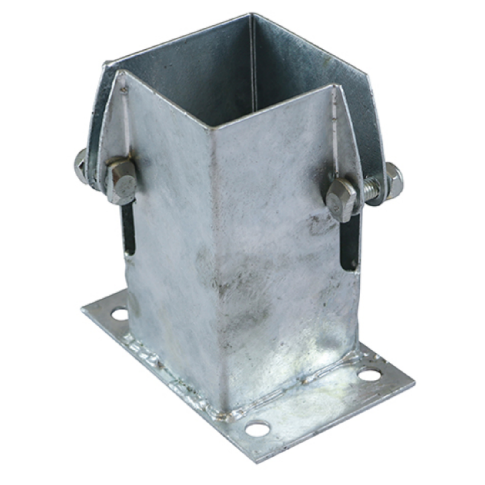 Fence Post Spike Shoe Brackets Bolt Down 50mm 75mm 100mm DECKING Post ...