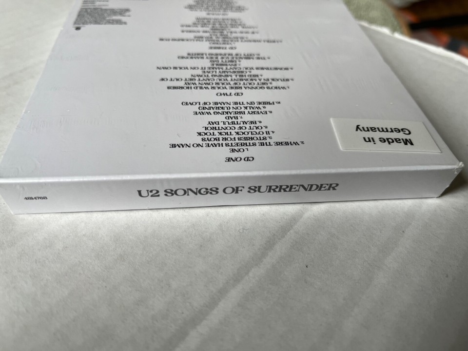 U2 – Songs Of Surrender, 2023 Limited numbered 4x CD, New & sealed. Free UK post | eBay UK