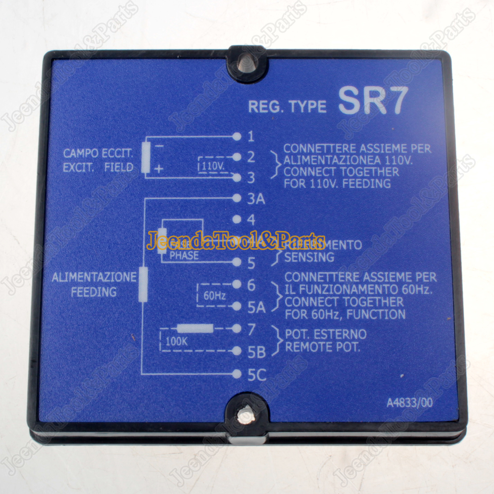 New AVR SR7 Automatic Voltage Regulator For Mecc Alte Generator SR7-2G ...
