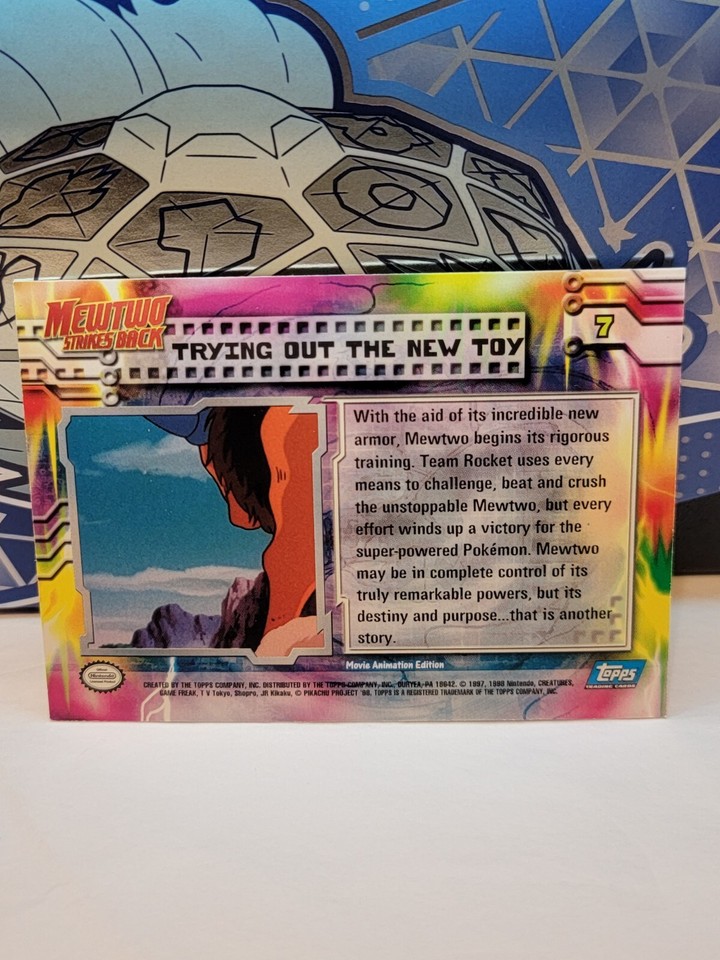 Pokémon TCG - Trying Out The New Toy #7 - Topps Mewtwo Strikes Back NM ...