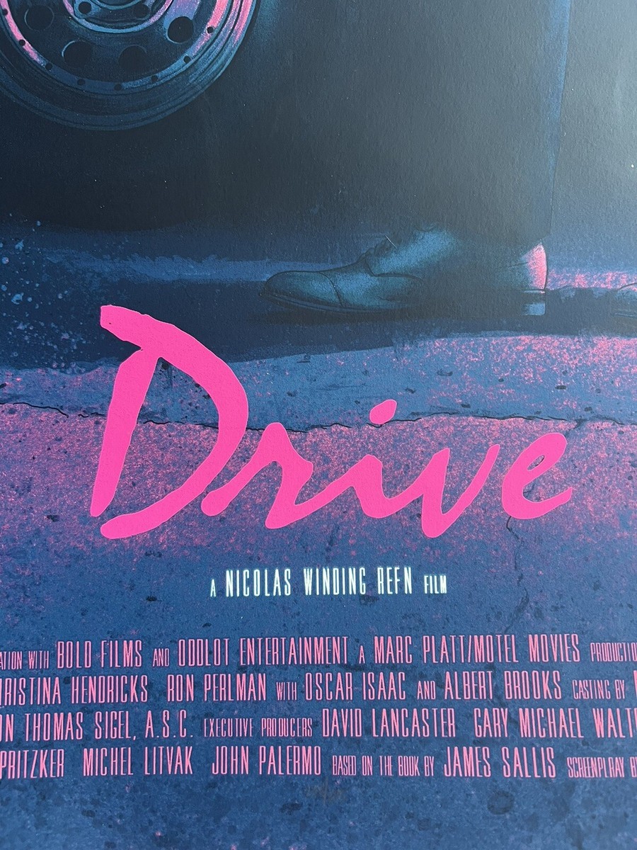 Drive Movie Poster Neon