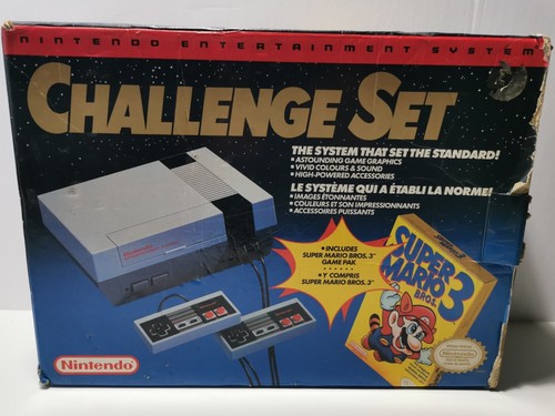 NES Nintendo Console Challenge Set BOX ONLY Nintendo Entertainment ...