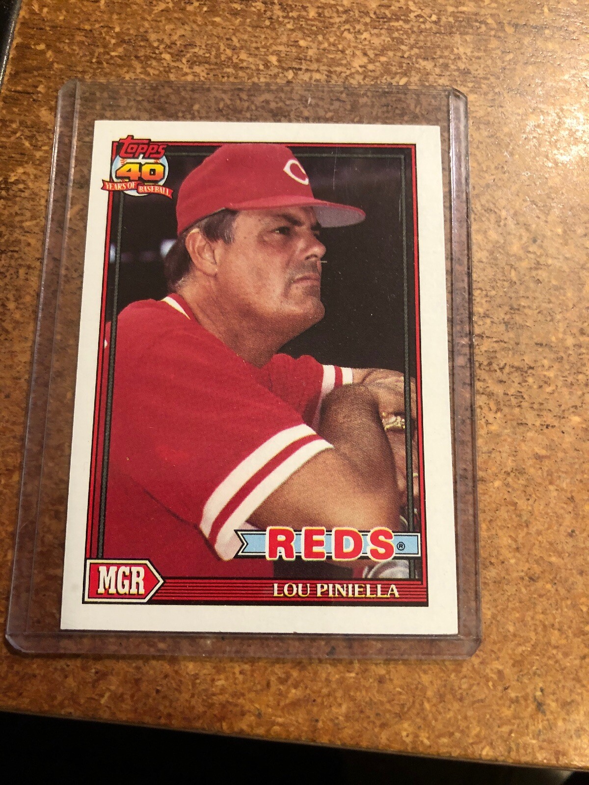 1991 Topps Baseball # 669 Lou Piniella Reds Manager | eBay