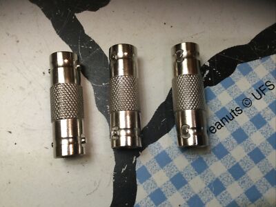 Dual Female BNC Splice Connector of Set Of 3 | eBay