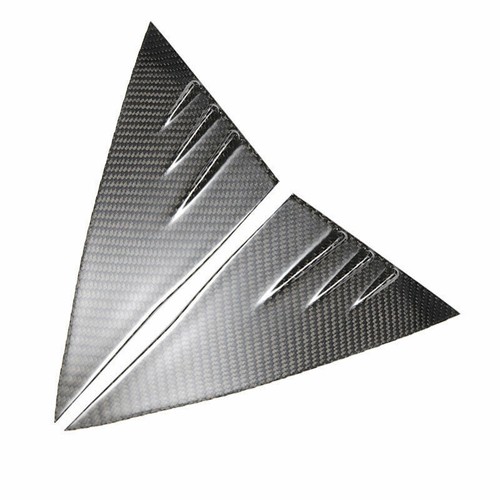 Matte Carbon Fiber A Pillar Front Triangle Sticker For Tesla Model 3 ...