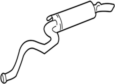 17405-50030 Toyota Pipe assy, exhaust, tail 1740550030, New Genuine OEM ...