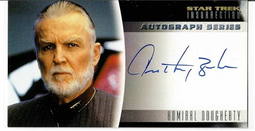 Anthony Zerbe As Admiral Dougherty Star Trek Insurrection Autograph Card A-10 | eBay