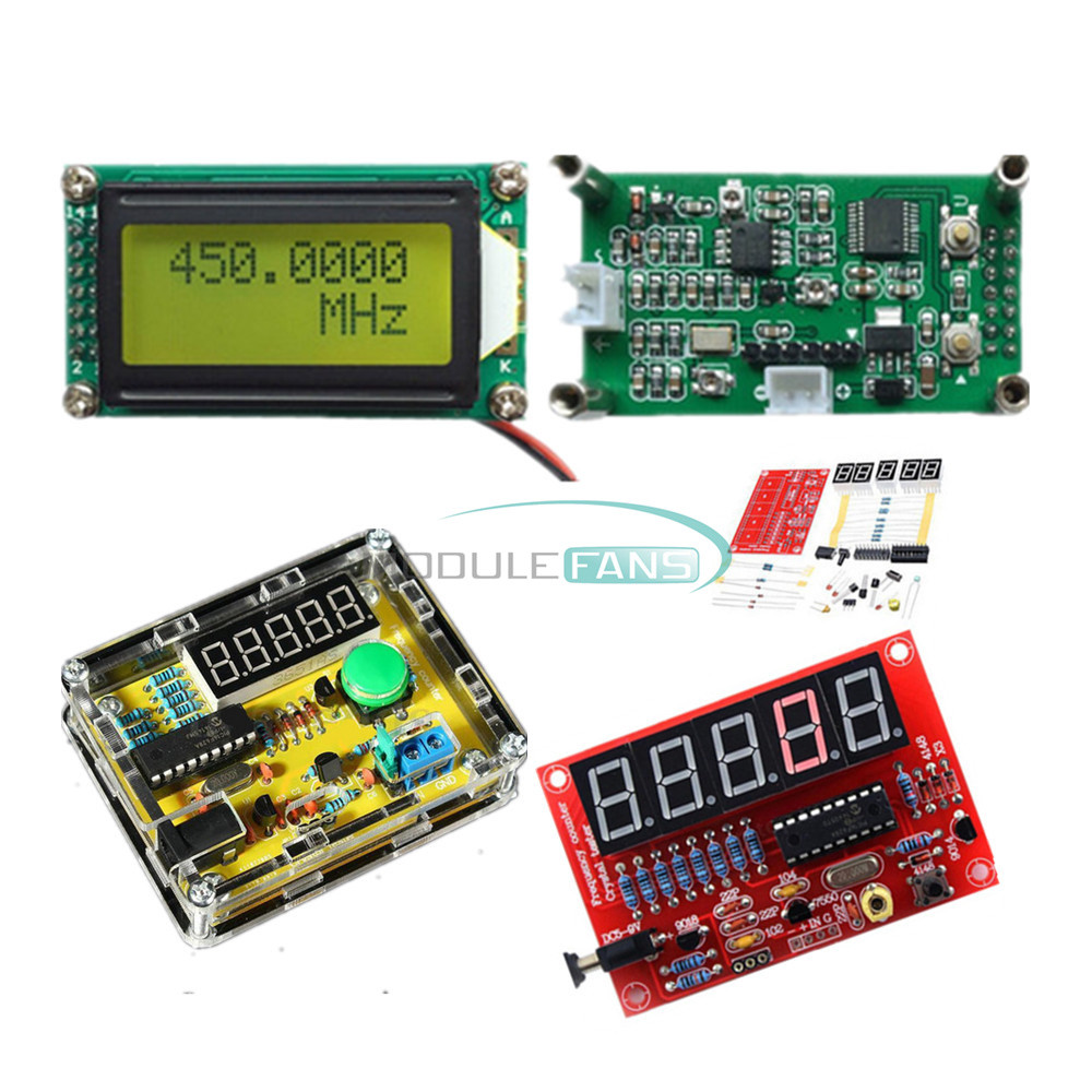 1Hz-50MHz 1MHz-1.1GHz Frequency Counter Crystal Oscillator Tester meter ...