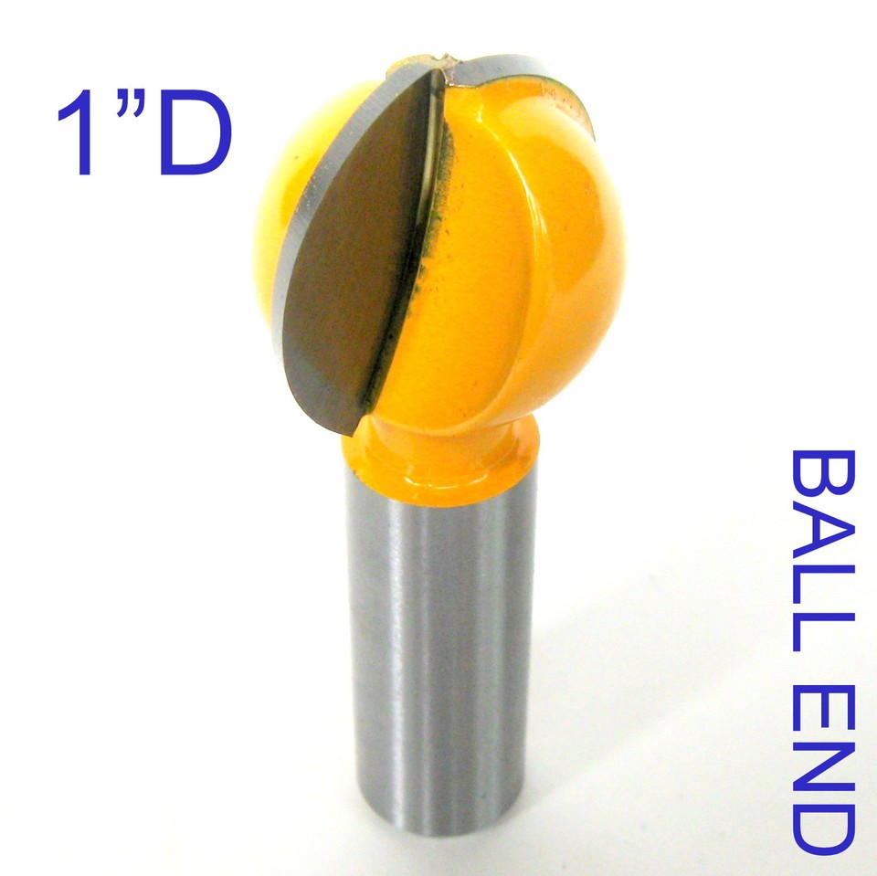 1pc 1/2" SH 1" Diameter Plunging Ball End Router Bit sct-888 | eBay
