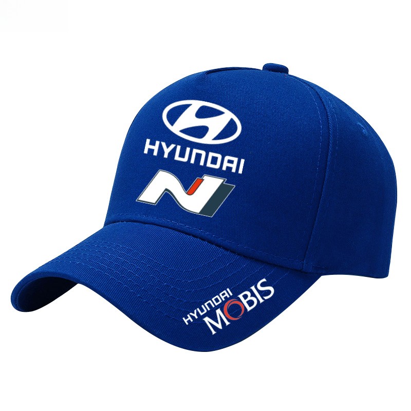 Hyundai logo duck tongue hat sports baseball cap sun hat adjustable ...