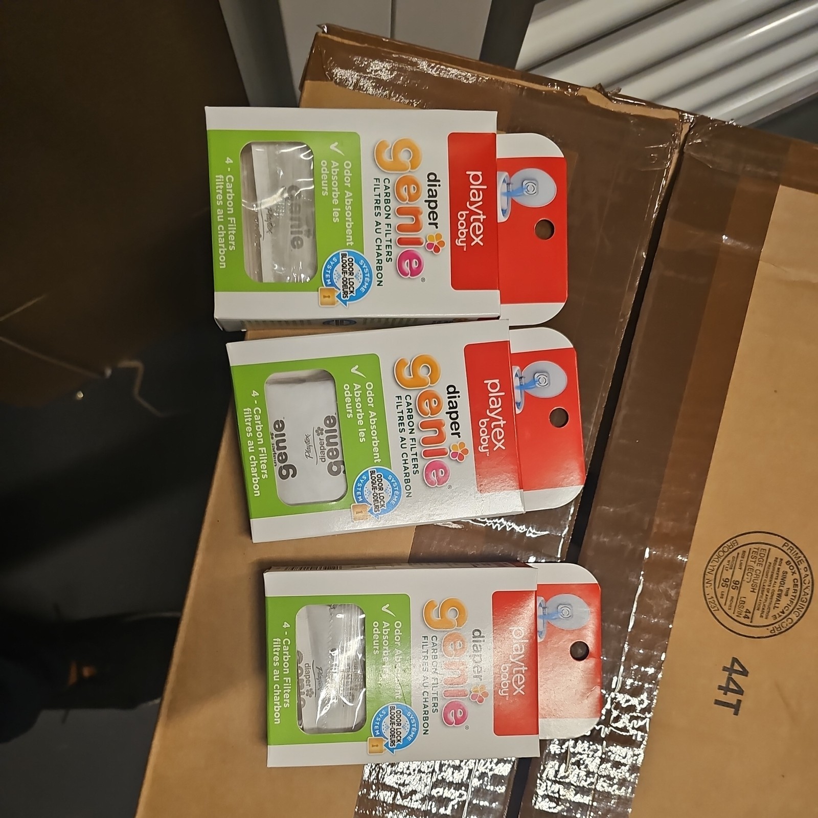 3 Diaper Genie Refills Carbon Filter Odor Eliminator Deodorizer for ...