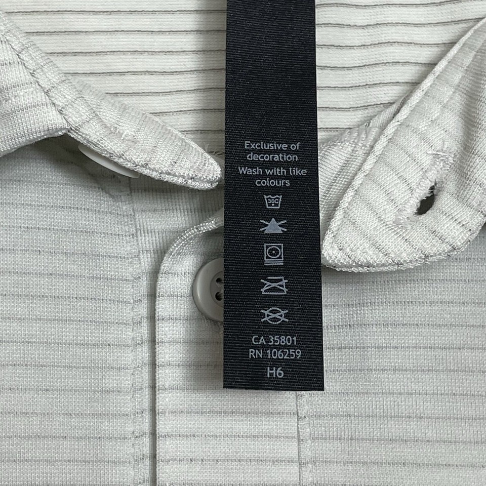 Lululemon Shirt Men's XL Gray 3 Button Evolution Long Sleeve Polo ...