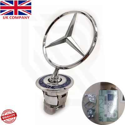 MERCEDES BENZ BONNET HOOD LOGO EMBLEM BADGE For W124 W202 W203 W208 ...