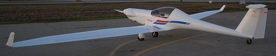 Carat A AMS-Flight Motor Glider Airplane Wood Model Replica Large Free ...