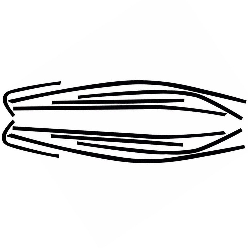 Sleek Design Vinyl Stickers for Toyota For Camry For Windows Bright ...