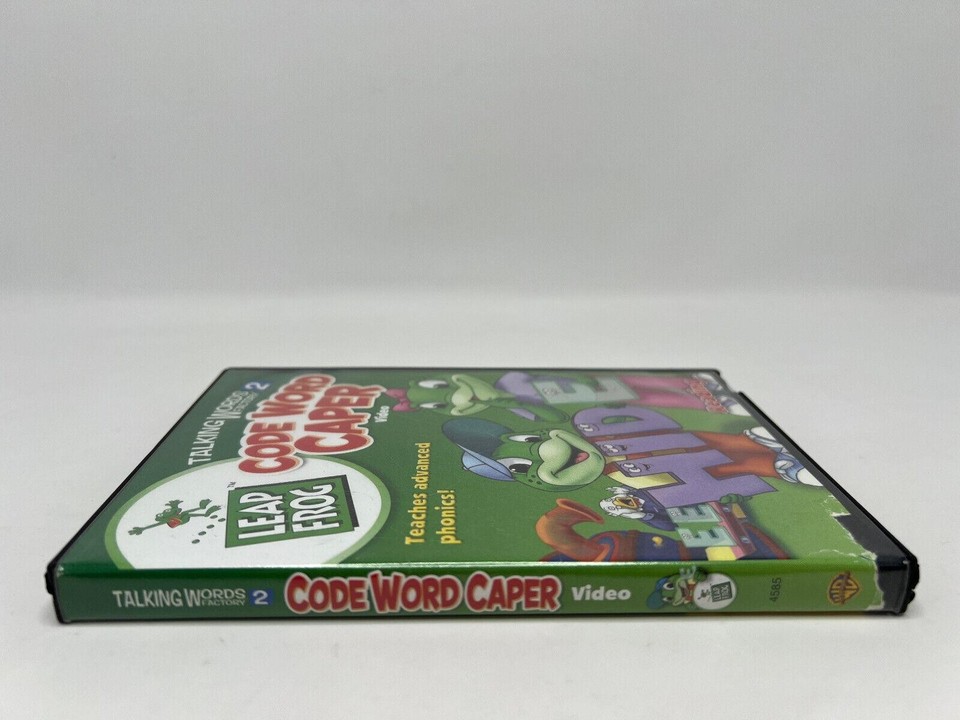 Leap Frog - Talking Words Factory 2 - Code Word Caper - DVD -Resurfaced ...