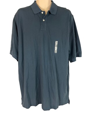 Basic Editions Polo Shirt Mens Adult Extra Large Green Casual Golf NEW ...