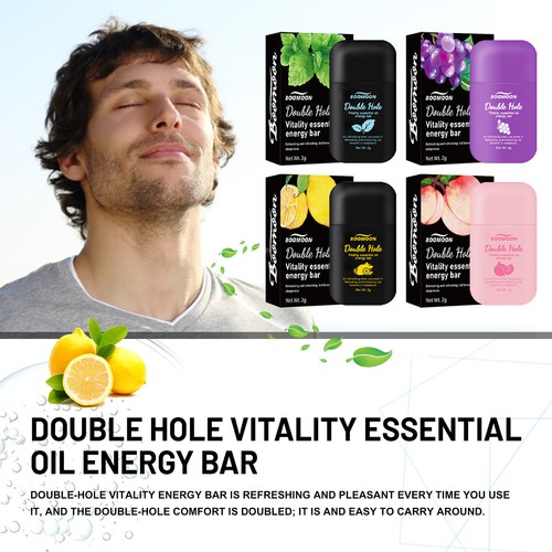 Nasal Inhaler Energizing Oil Energy Bar Aromatherapy Nose Stick ...