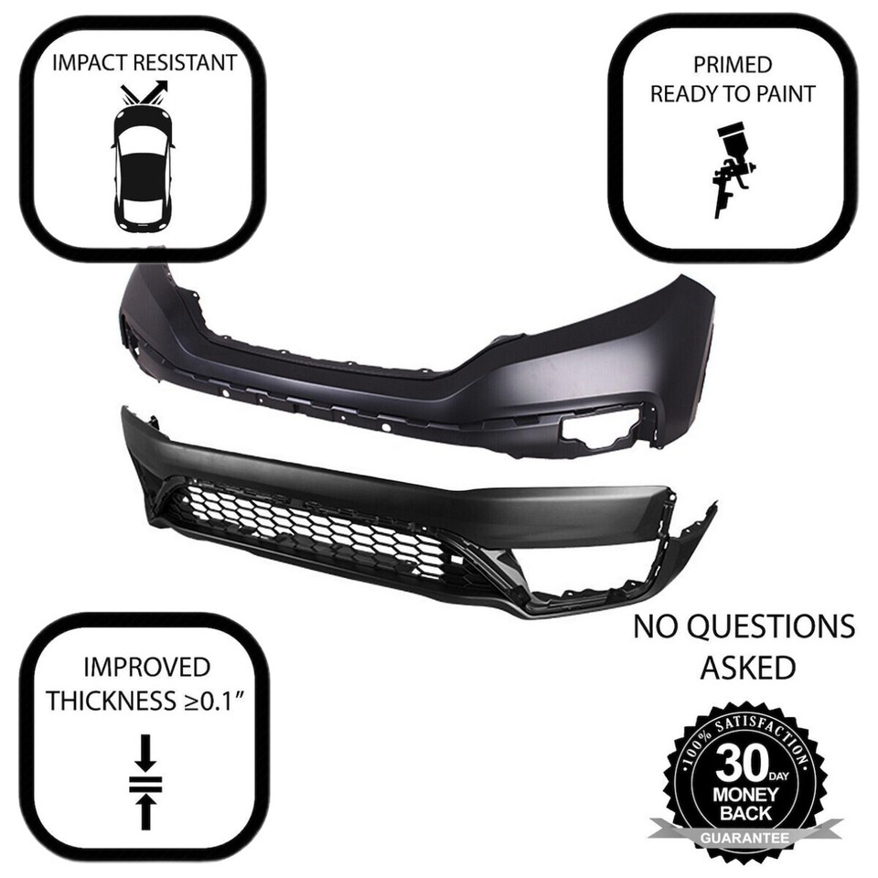 Front Bumper Cover Kit For 2020-2022 Honda CR-V HO1015122 HO1014106 | eBay
