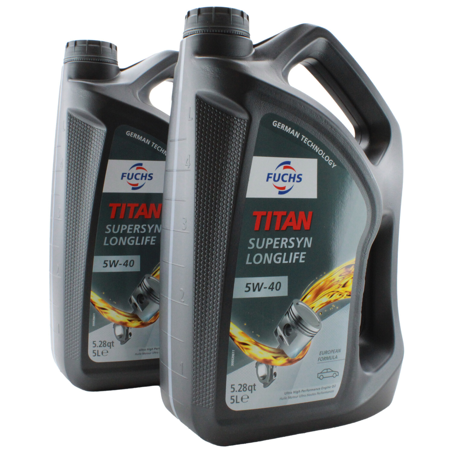 Fuchs 10 Liter TITAN SUPERSYN LONGLIFE SAE 5W-40 Engine Oil 2 x 5L for ...